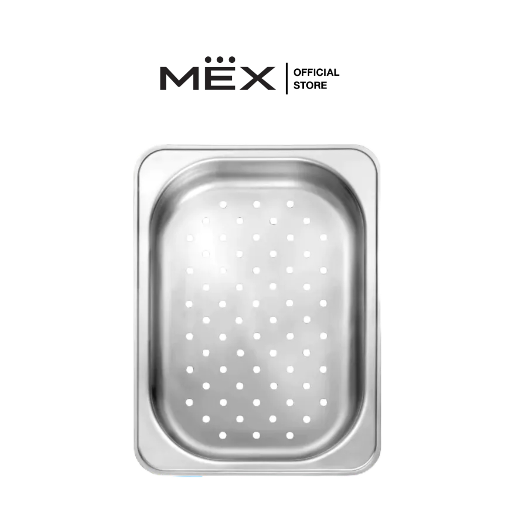 MEX ถาดสะเด็ดน้ำ รุ่น SUMO COLANDER ขนาด 32.7 x 44.1 ซม. สเตนเลส สตีล ...