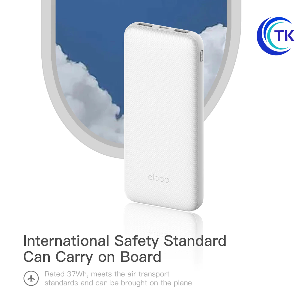 Eloop E33 Line แบตสำรอง 10000mAh Powerbank มีสายชาร์จในตัว พาวเวอร์ ...
