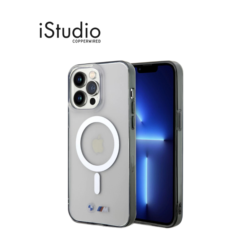 BMW เคส M Mag Silver Ring Colored Bumper สำหรับ iPhone 15 Pro / iPhone ...