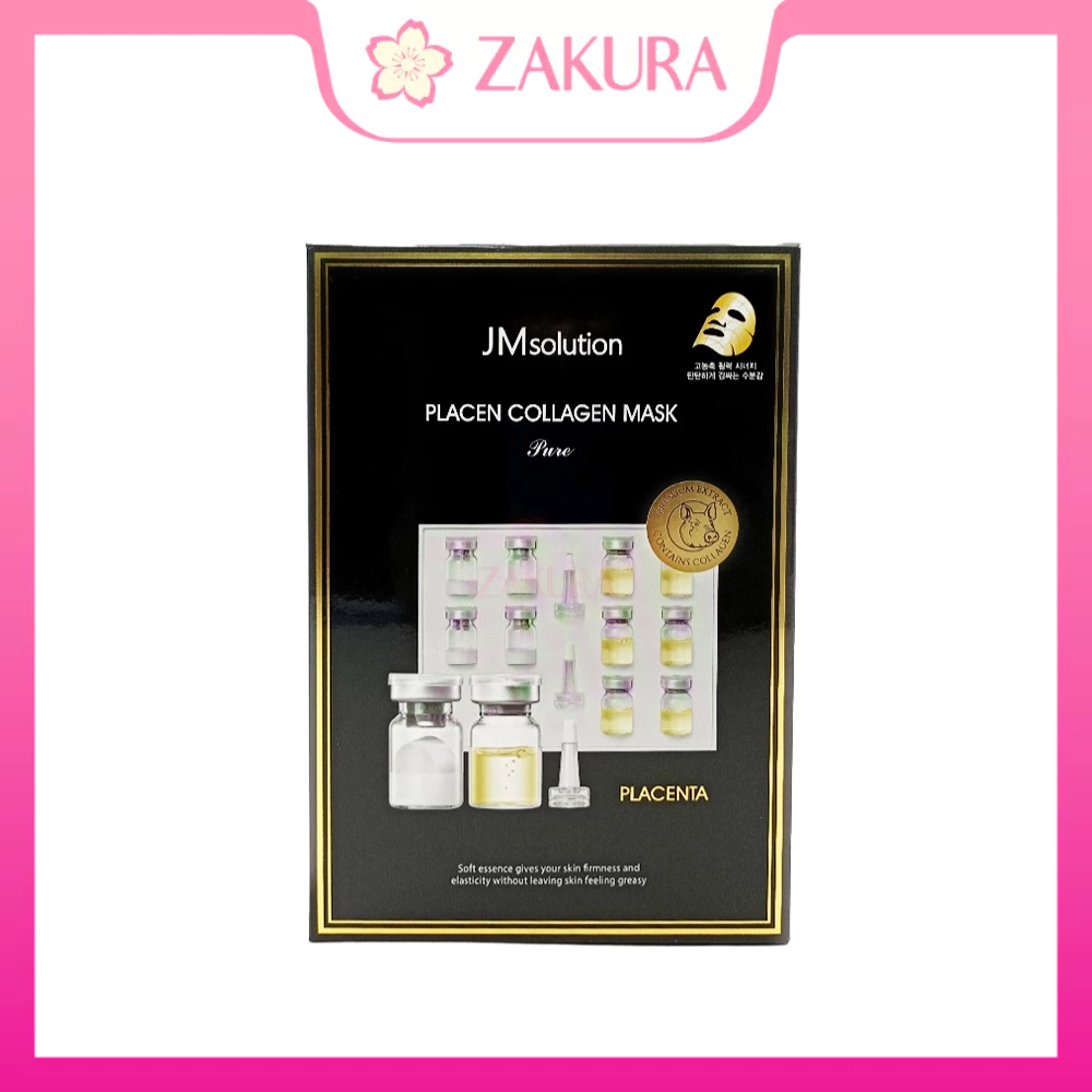 JM Solution Placen Collagen Mask Pure 10pcs | Shopee Thailand
