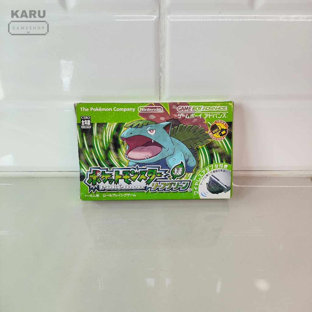 [พร้อมส่ง] มือ 2 แผ่นเกมส์ Nintendo Gameboy Advance : Pokemon Leaf ...