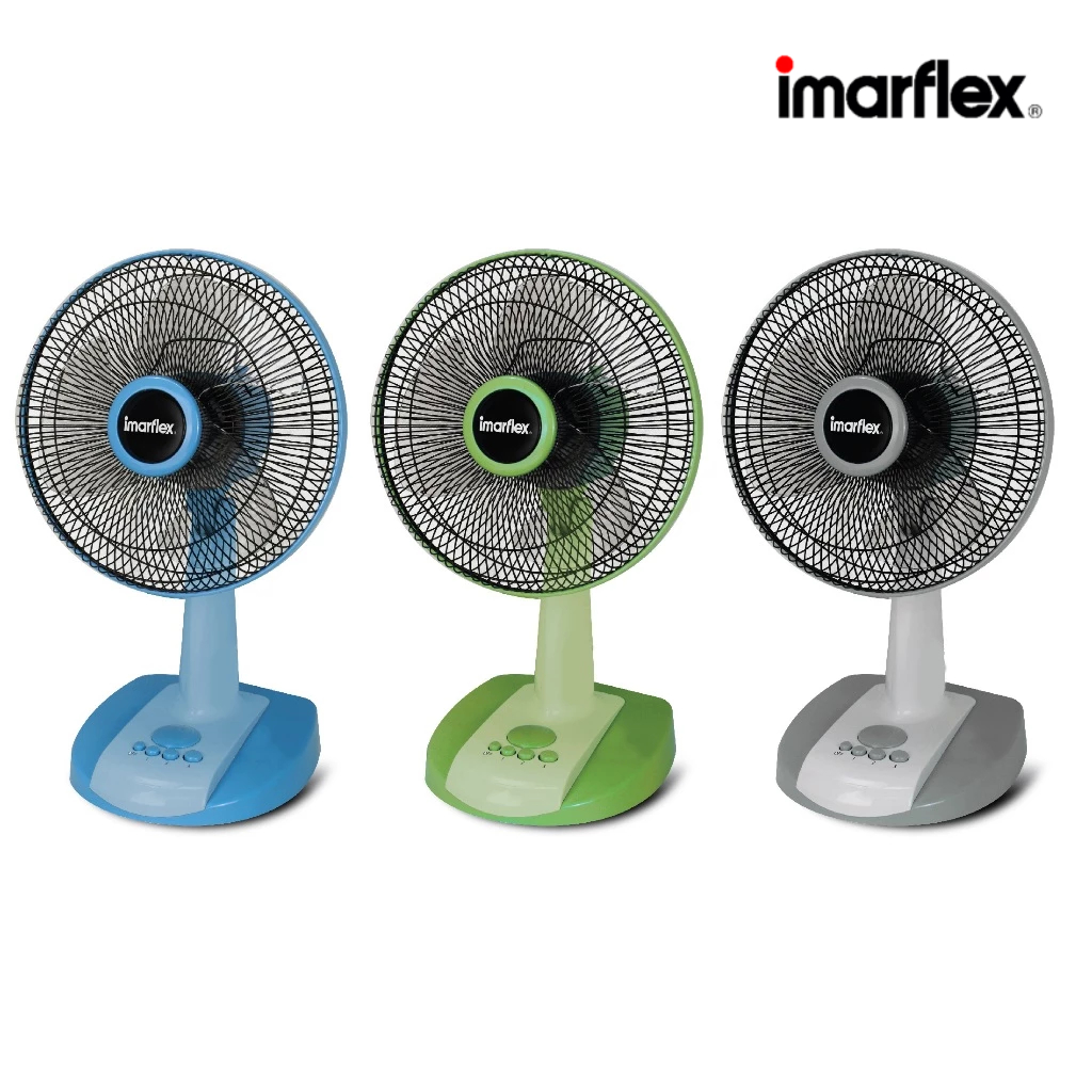 IMARFLEX_1 พัดลม ตั้งโต๊ะ สีทูโทน 12 นิ้ว IF-962X | Shopee Thailand