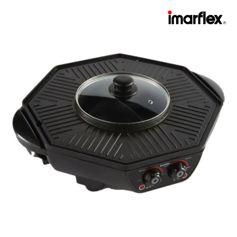 IMARFLEX_2 เตาย่างอเนกประสงค์ แยกฝั่งย่าง และต้ม 1800W EG-690 | Shopee Thailand