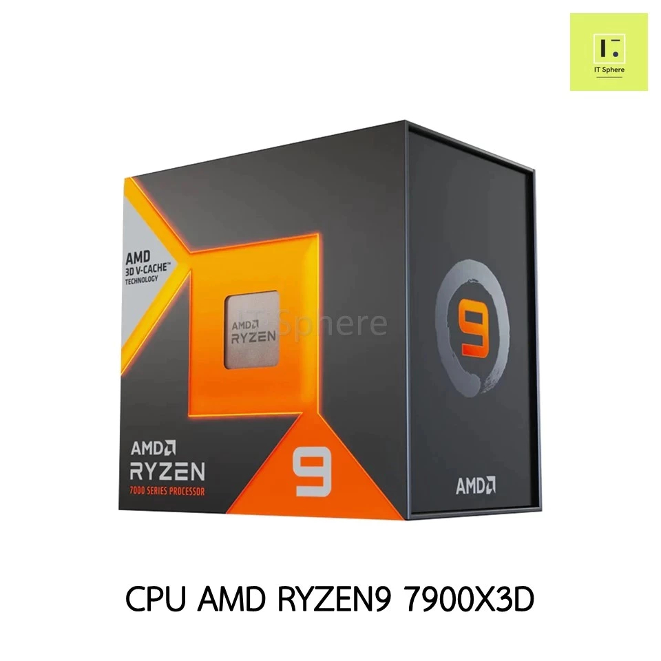 R9 7900X3D CPU AMD Ryzen 9 AM5 ซีพียู เอเอ็มดี 7000series Ryzen9 R 9 ...