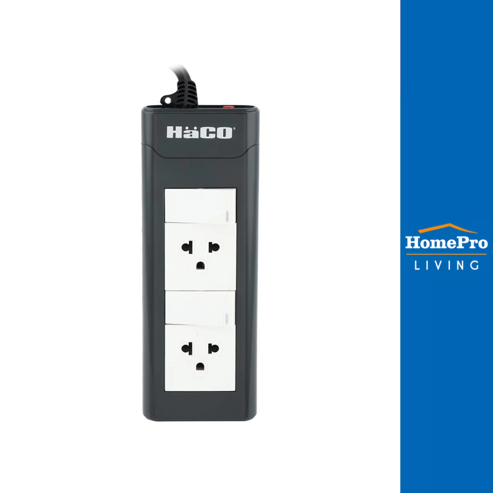 HACO รางปลั๊กไฟ 2 ช่อง 2 สวิตซ์ EPN-2S2EB/2 2 ม. | Shopee Thailand