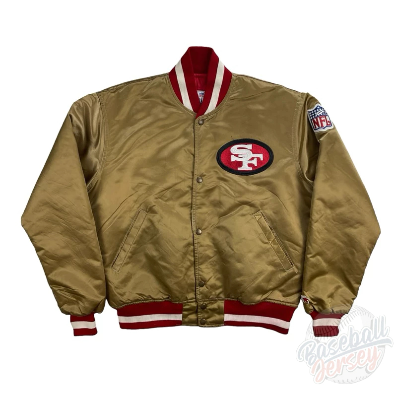 เสื้อแจ็คเก็ต jacket Vintage NFL San Francisco 49ers Starter Jacket ...