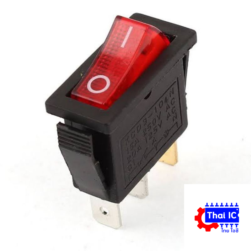 KCD3-T125 15A 250V 20A 125V Rocker Switch ON/OFF 3Pin | Shopee Thailand