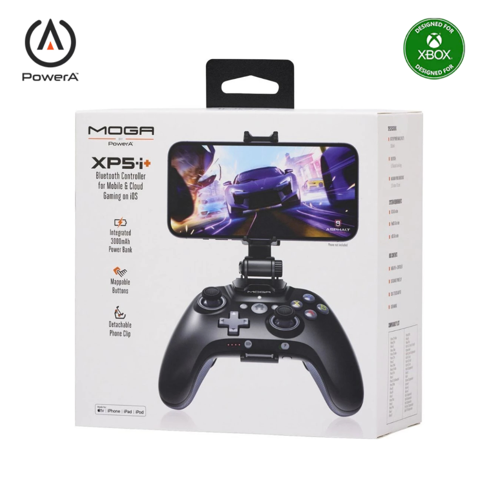 PowerA MOGA XP5-i Plus Bluetooth Controller for Mobile & Cloud Gaming ...
