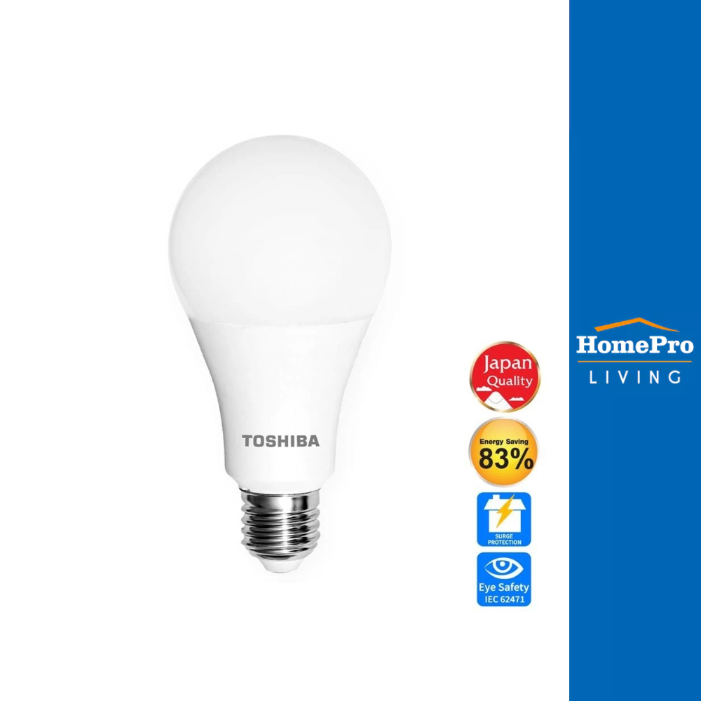 [ ซื้อ 2 ลด 50 % ] TOSHIBA หลอด LED BULB A70 15 วัตต์ WARMWHITE E27 ...