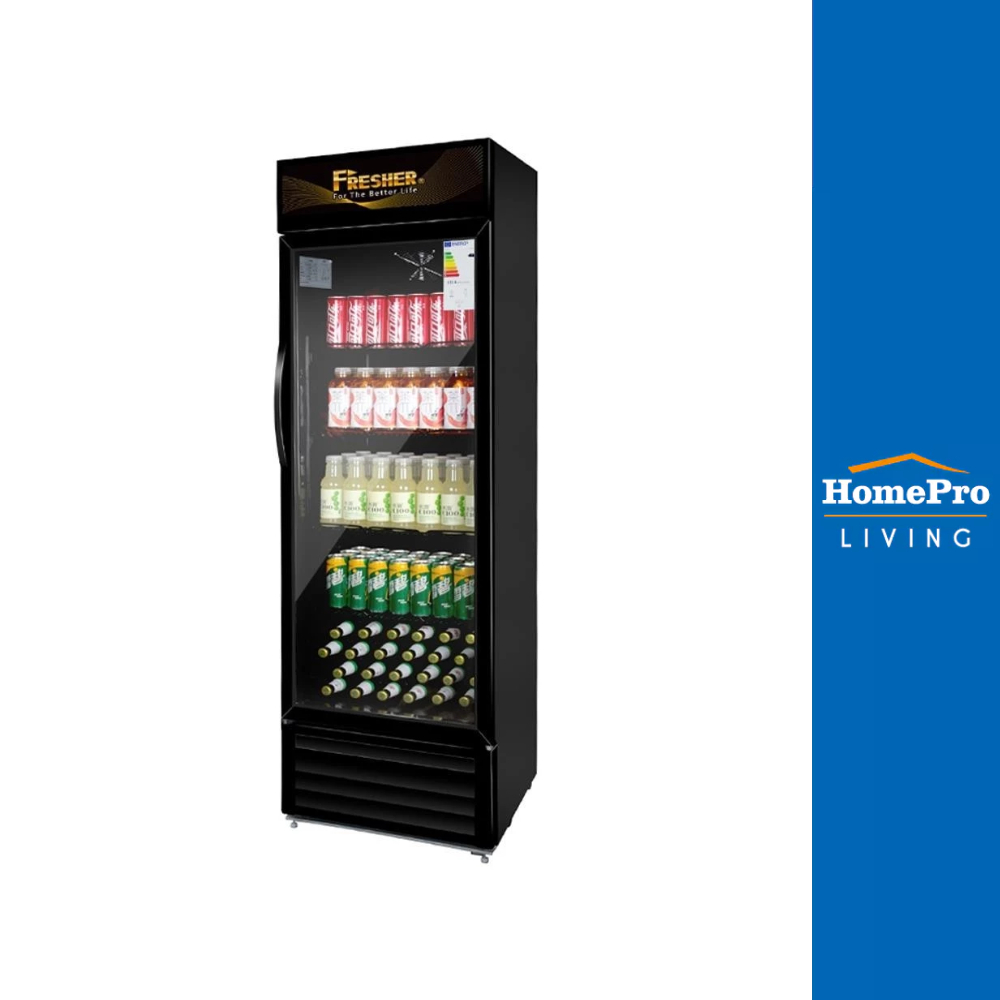 HomePro ตู้เครื่องดื่ม 1 ประตู FS-270B 9.5 คิว สีดำ แบรนด์ FRESHER | Shopee Thailand