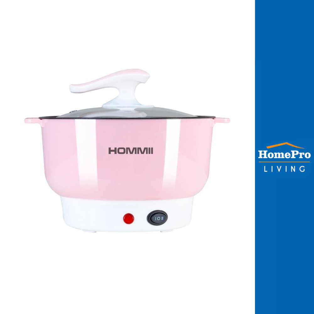 HOMMII หม้ออเนกประสงค์ HSH-09 สีชมพู 1.8 ลิตร | Shopee Thailand