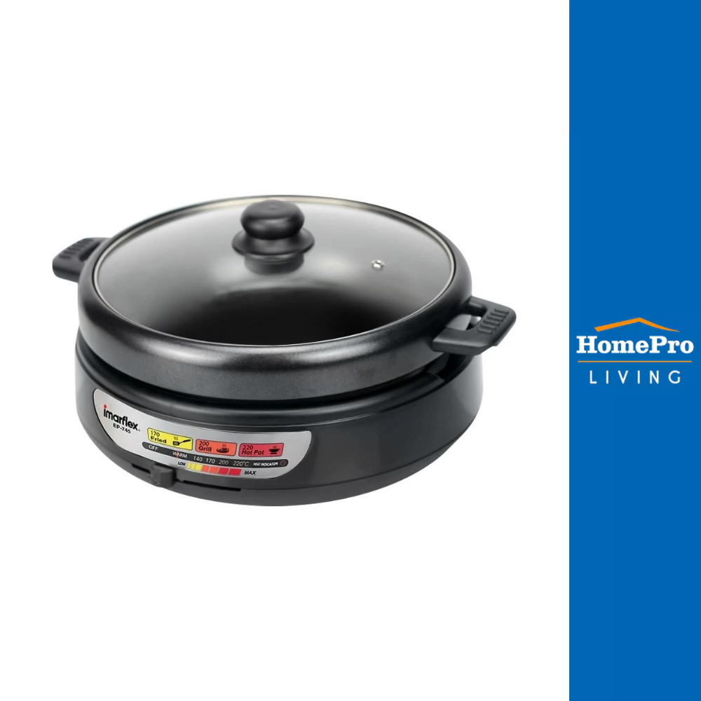 IMARFLEX หม้อสุกี้ รุ่น EP-745 3.5 ลิตร แบรนด์ IMARFLEX | Shopee Thailand