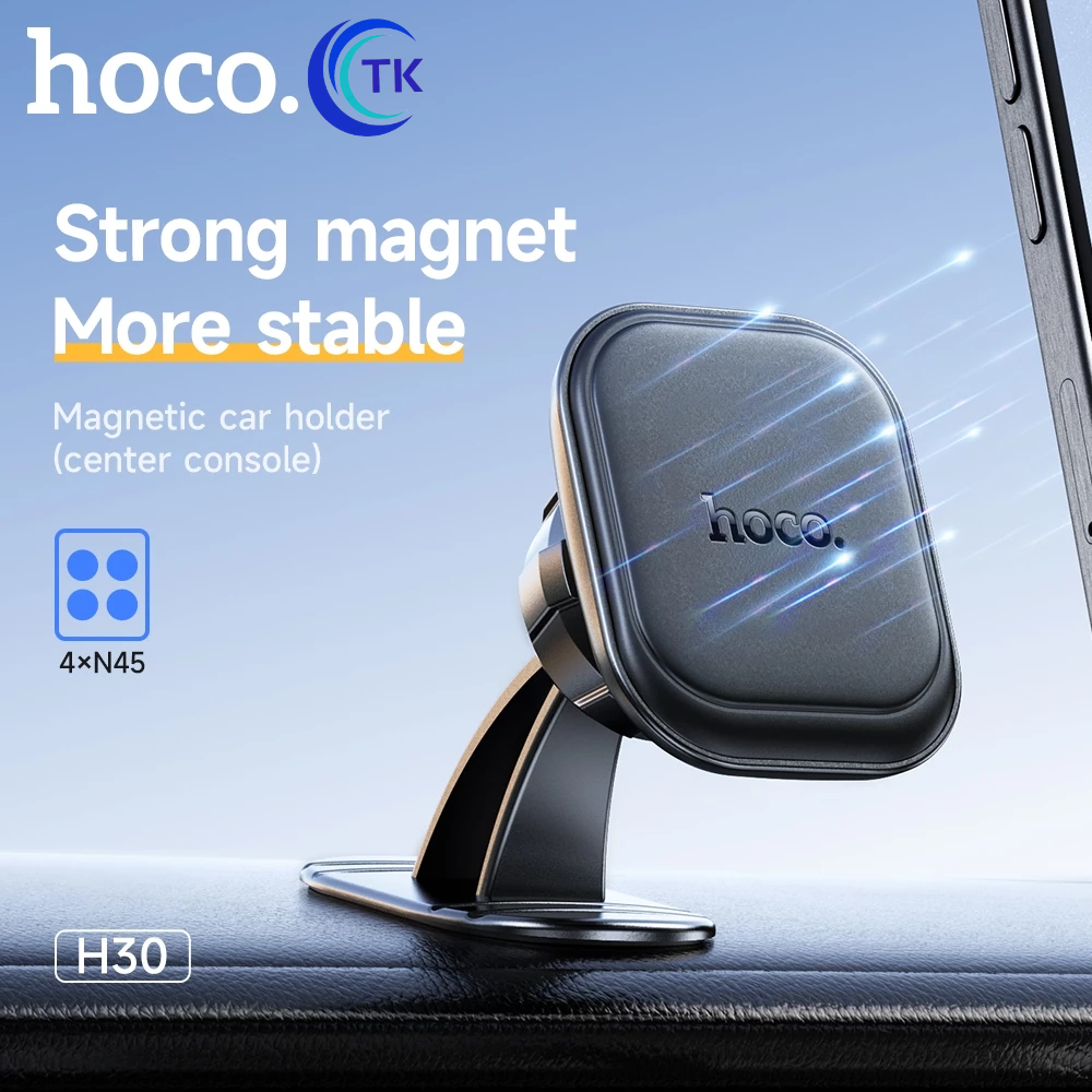 Hoco H30 ที่ยึดโทรศัพท์ Brilliant magnetic Car แบบแม่เหล็กสำหรับคอนโซลในรถยนต์ ขาตั้งมือถือติด ...