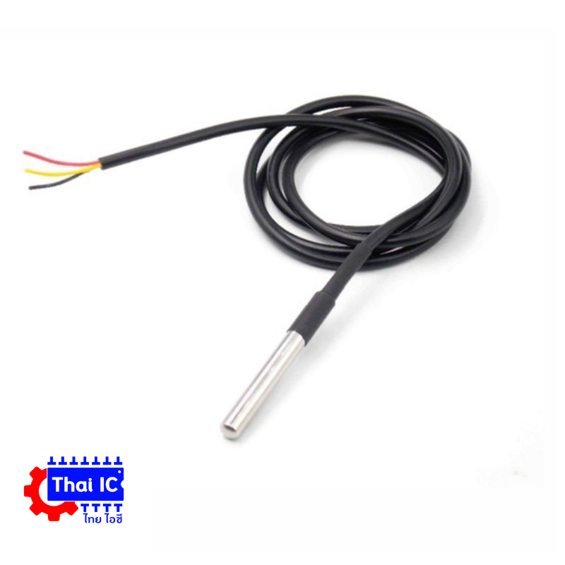 เซนเซอร์วัดอุณหภูมิในน้ำ Digital Temperature Temp Sensor Probe DS18B20 ...