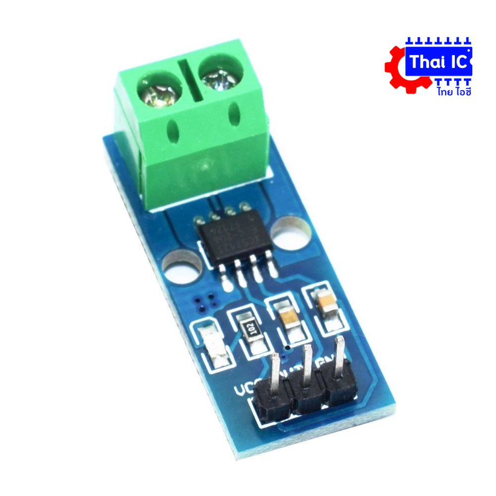 Current Sensor Module 20A(ACS712-20A) เซ็นเซอร์วัดกระแสไฟฟ้า | Shopee ...