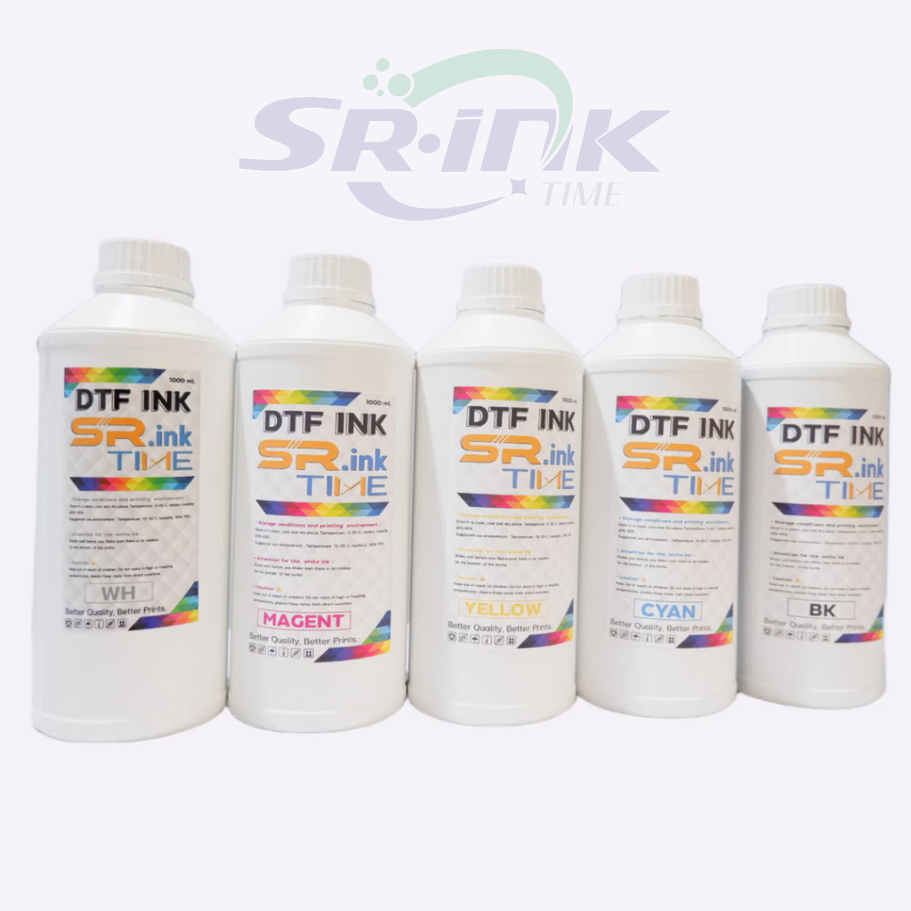 น้ำหมึกพิมพ์ DTF-DFT INK สีขาว WH ขนาด 1000ML สินค้าพร้อมส่ง สีสด คมชัด ราคาประหยัด คุณภาพสูง ...