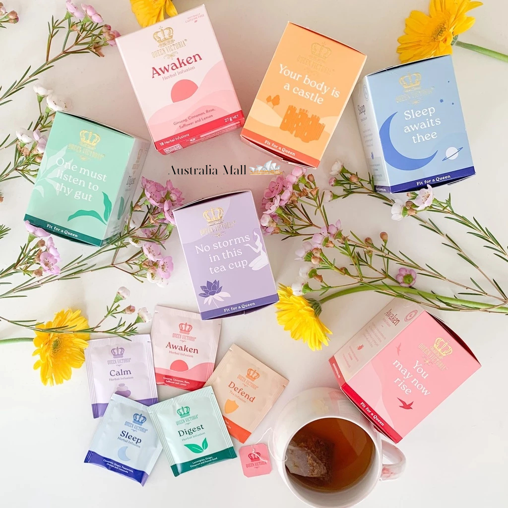 ชา Queen Victoria Tea Herbal Infusion แพ็ค 18 ซอง | Shopee Thailand
