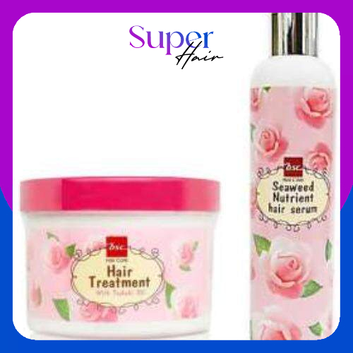 BSC Glossy Hair Treatment Wax 400g ทรีทเม้นท์บํารุงผม บีเอสซี + BSC ...