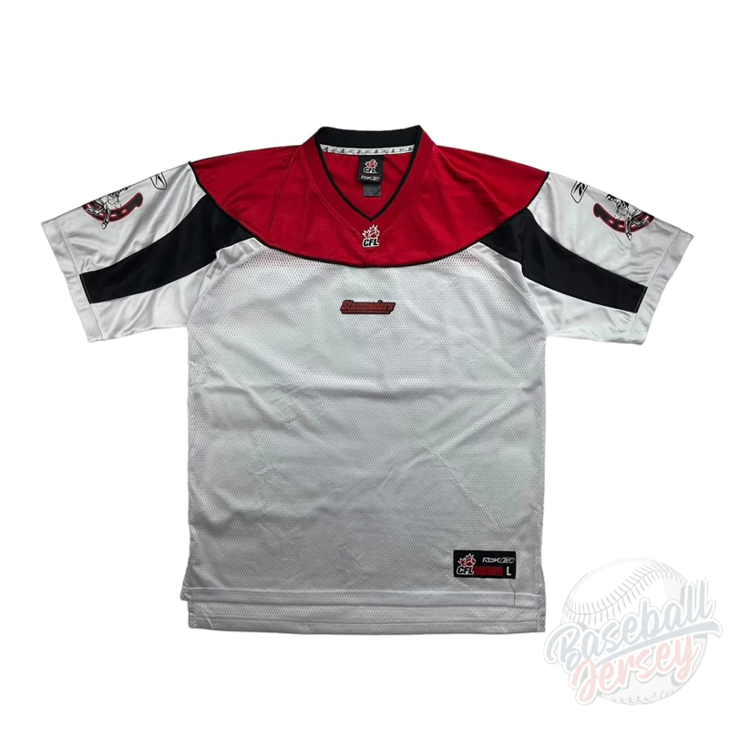 เสื้ออเมริกันฟุตบอล NFL Vintage Canada Calgary Stampeders CFL Football ... เสื้ออเมริกันฟุตบอล NFL Vintage Canada Calgary Stampeders CFL Football ...