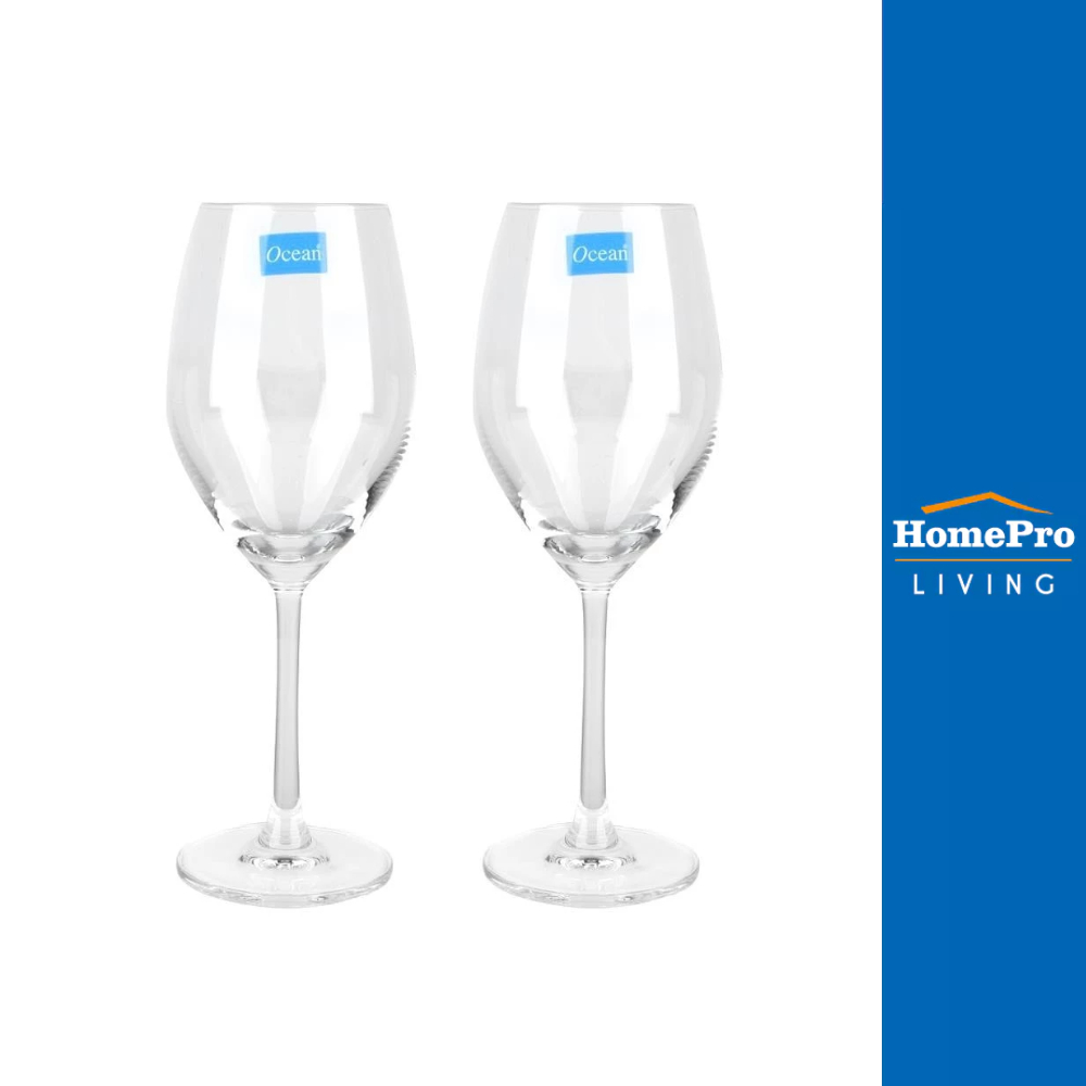 OCEAN แก้วก้าน 340ml GLASS SANTE แพ็ค 2 ใบ | Shopee Thailand