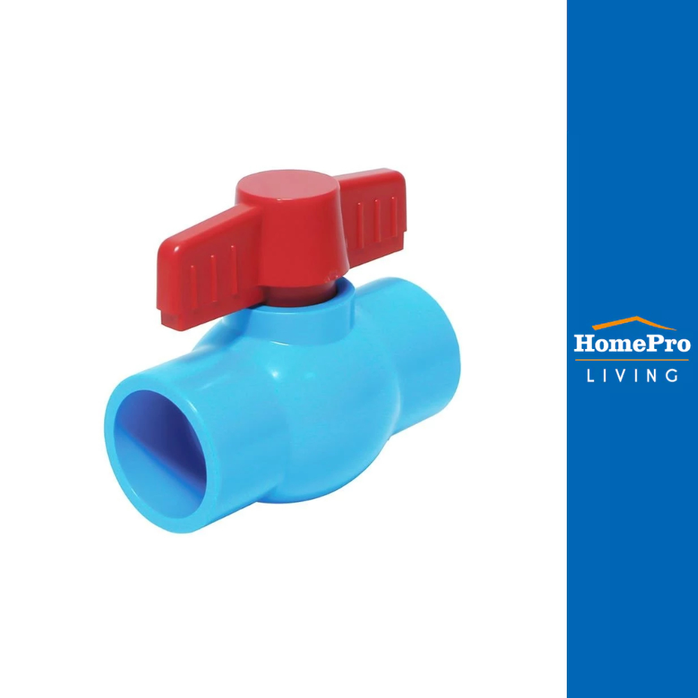 DEXZON บอลวาล์ว PVC 1/2 นิ้ว สีฟ้า | Shopee Thailand