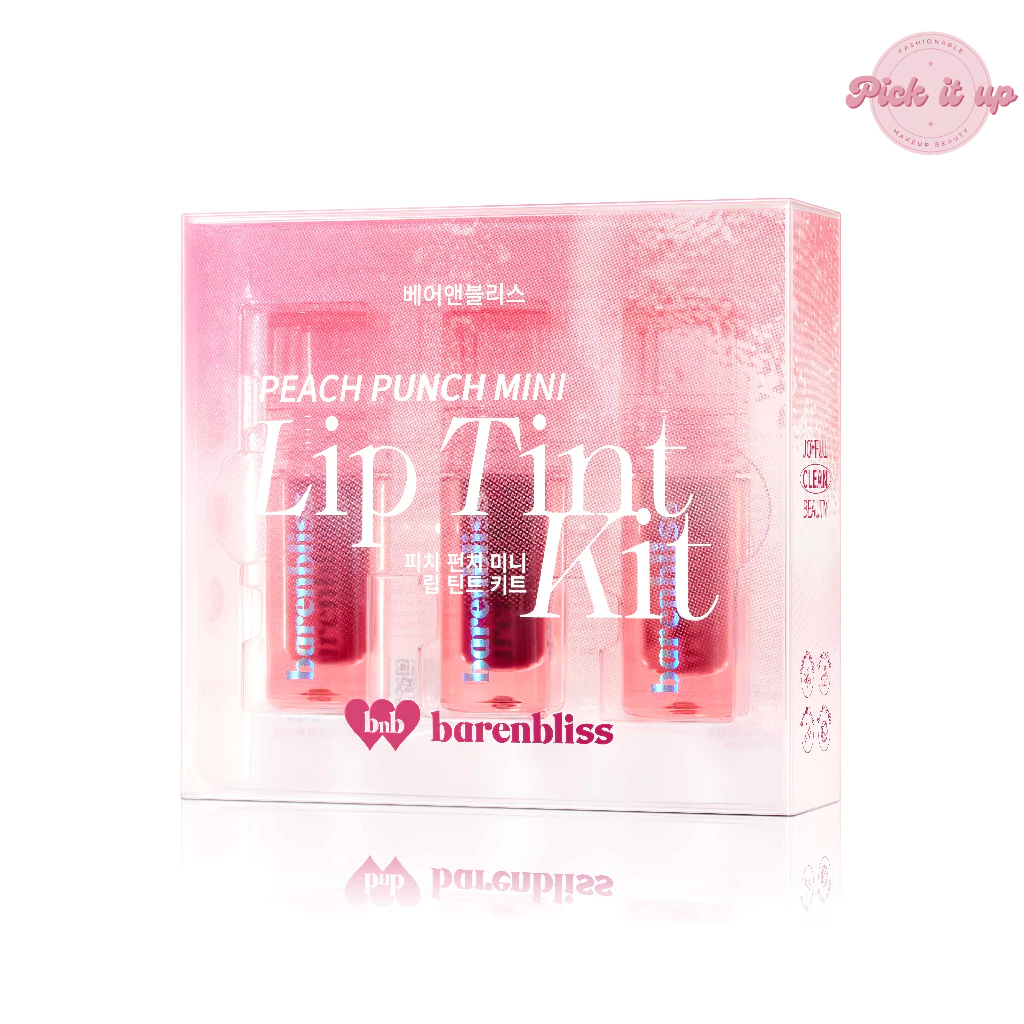 barenbliss Peach Punch Mini Lip Tint Kit | Shopee Thailand