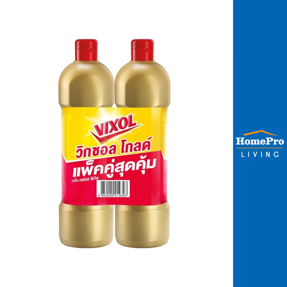 VIXOL น้ำยาทำความสะอาดห้องน้ำ GOLD 900 มล. แพ็กคู่ FRESH CITOUCH ...