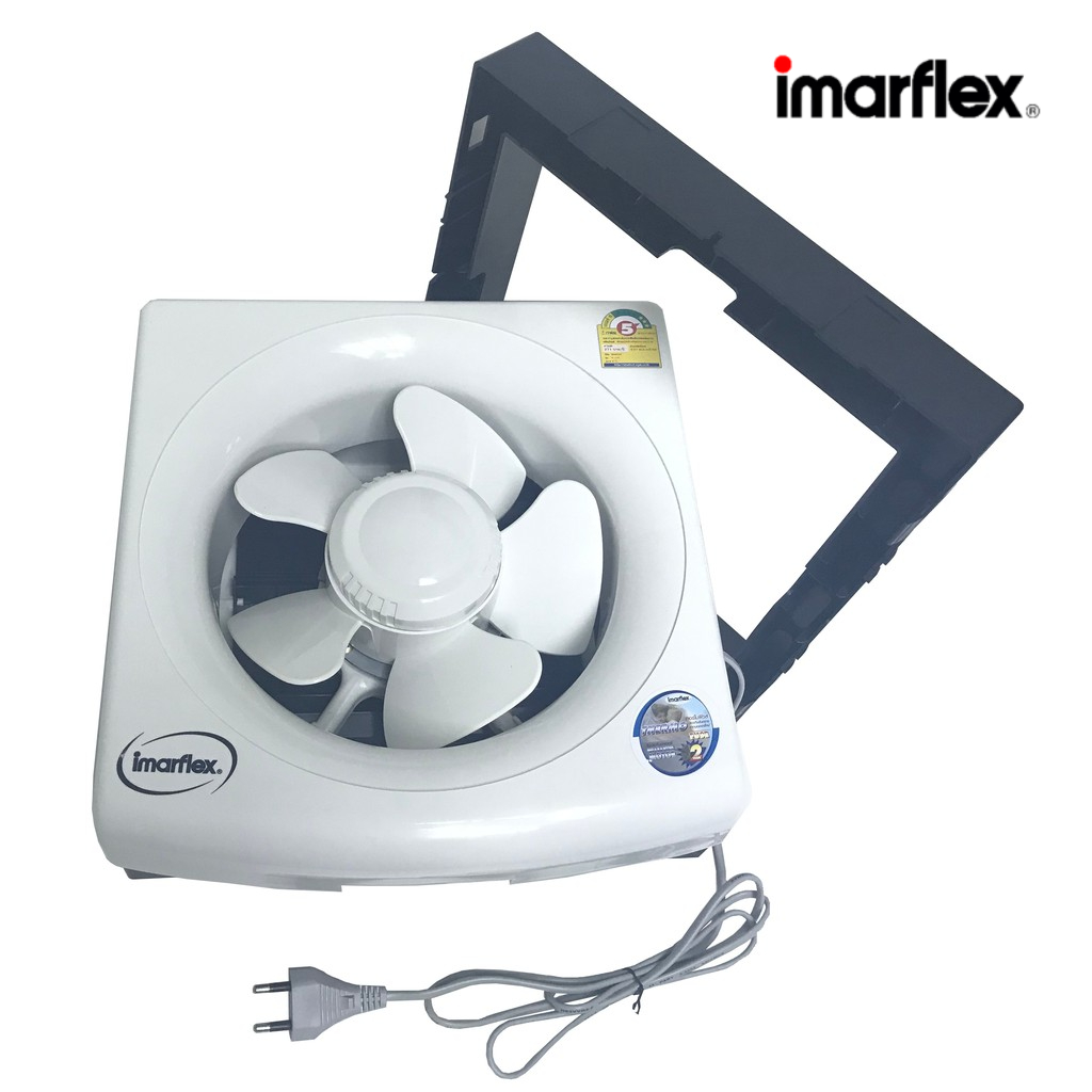 IMARFLEX_1 พัดลม ระบายอากาศ ติดปูน (มีวงกบ) 8 นิ้ว IF-V09 | Shopee Thailand
