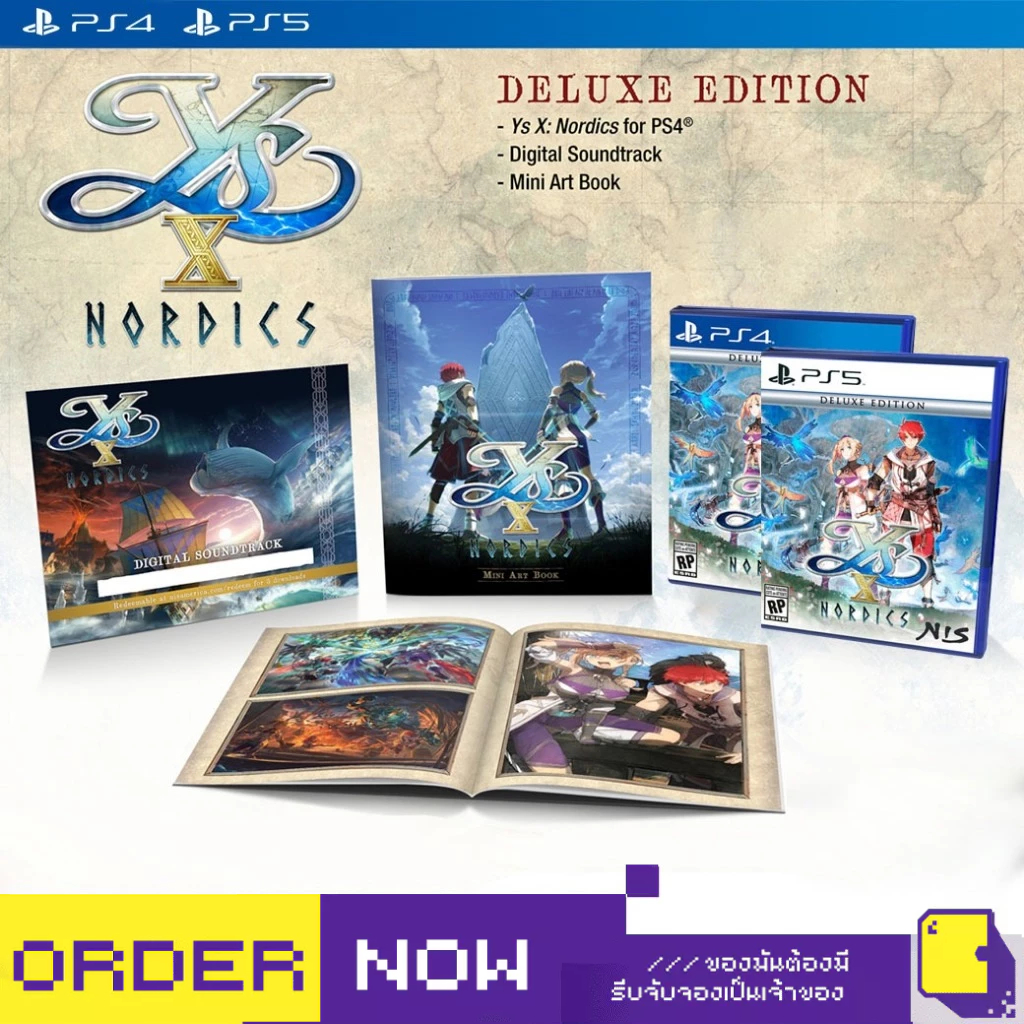 พร้อมส่ง / Pre-Order | PlayStation™ PS4 / PS5 Ys X: Nordics (วางจำหน่าย 2024-10-25) (By ClaSsIC ...