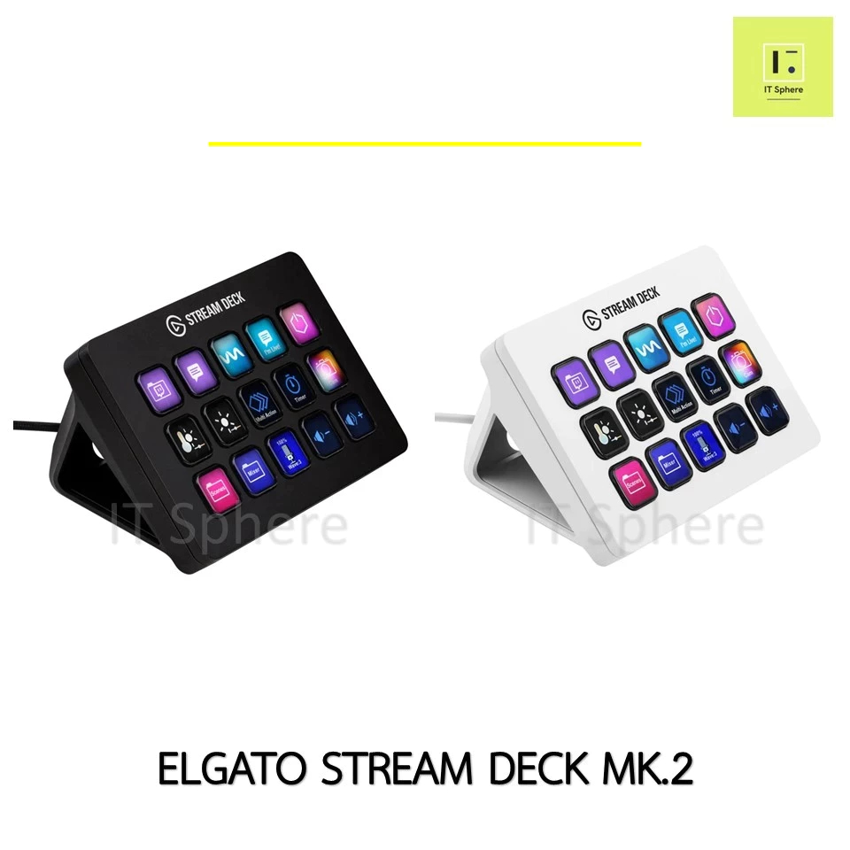 ELGATO STREAM DECK MK.2 : 10GBA9901 อุปกรณ์สตรีม STREAMDECK MK2 MK 2 ดำ ...