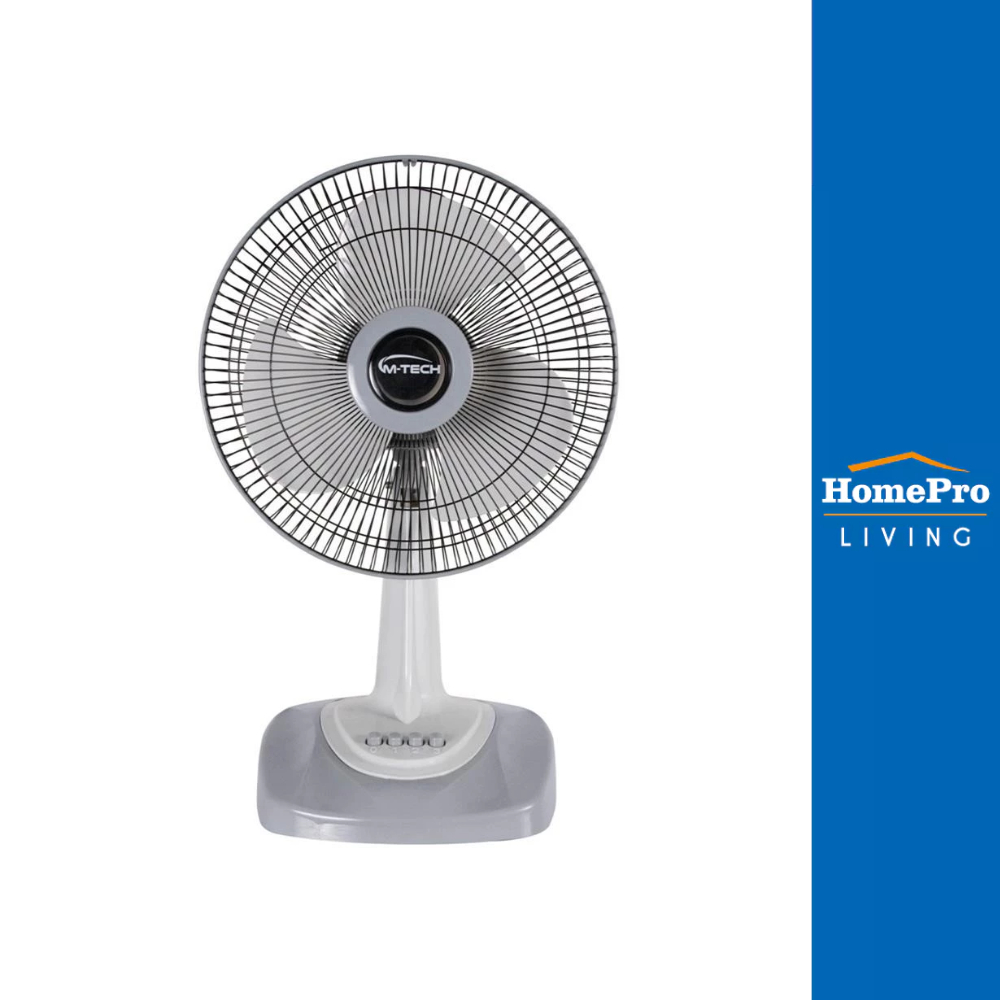 HomePro พัดลมตั้งโต๊ะ 12 นิ้ว CF-5121 สีเทา แบรนด์ M-TECH | Shopee Thailand