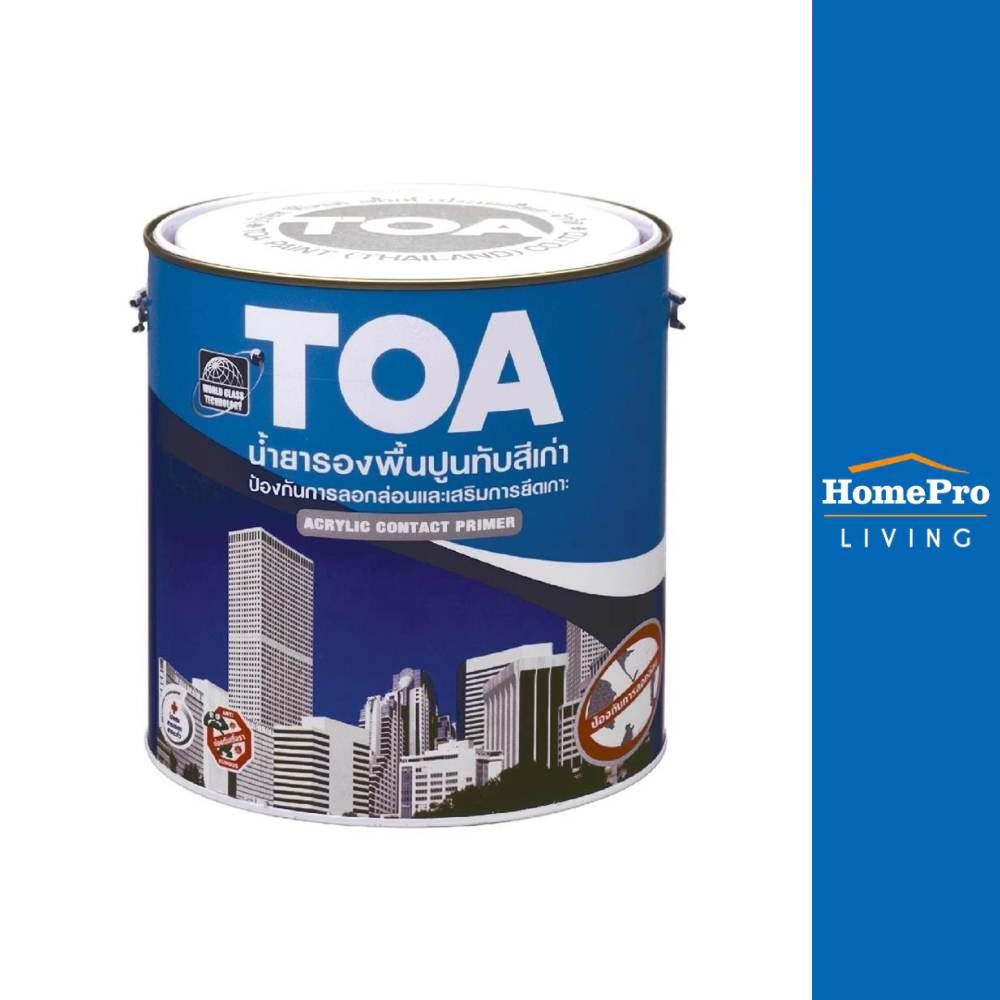 TOA สีรองพื้นปูนเก่า ACRYLIC CONTACT PRIMER 1 แกลลอน | Shopee Thailand