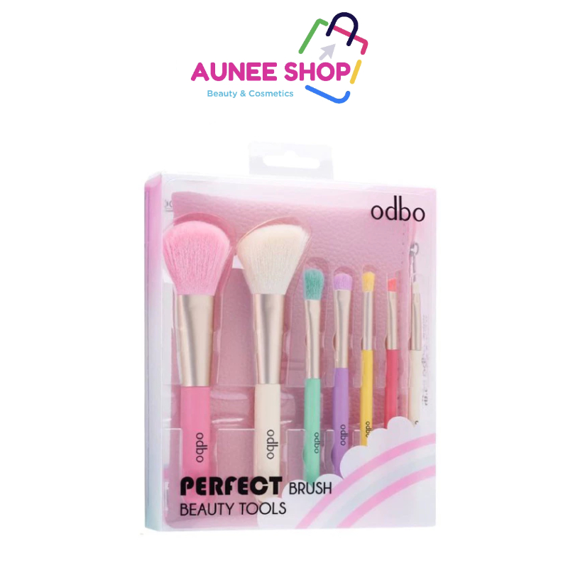 ส่งฟรี/มีไลฟ์ OD8-193 เซตแปรง ODBO Perfect Brush Beauty Tool เซ็ตแปรง เซ็ทแปรงแต่งหน้าสีสวย ...