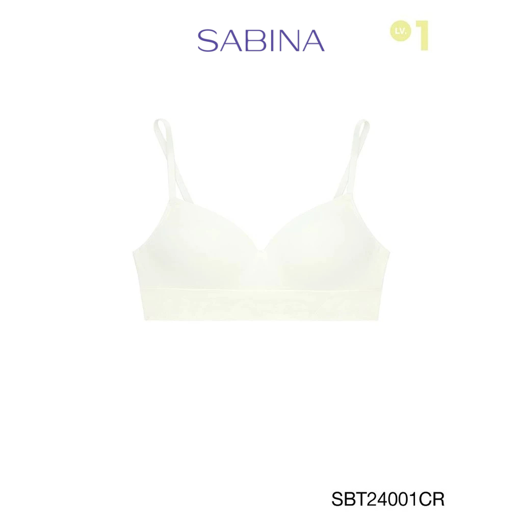 Sabina Soft and Cozy Level 1 เสื้อชั้นใน ไร้โครง รหัส SBT24001CR - สี ...