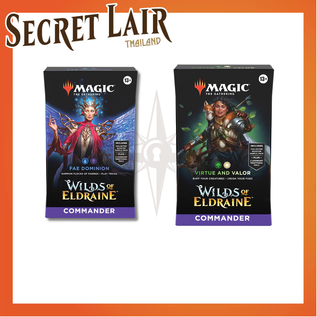 SECRETLAIR MTG - Wilds of Eldraine Commander Decks | Shopee Thailand