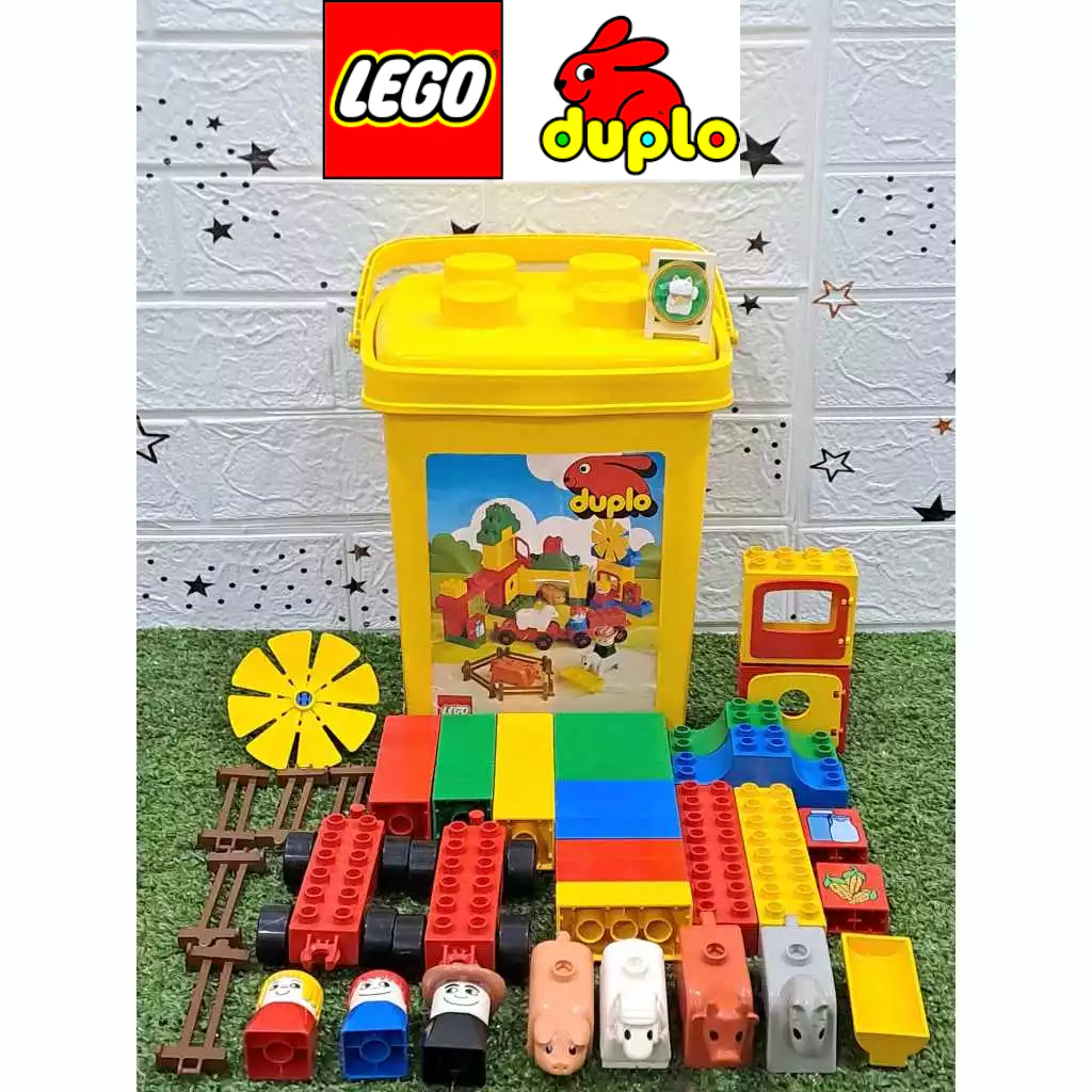 LEGO Duplo 1684งานแท้คะ มีชิ้น52ชิ้นมาครบตามข้างกล่องชุดวินเทจหายาก ...