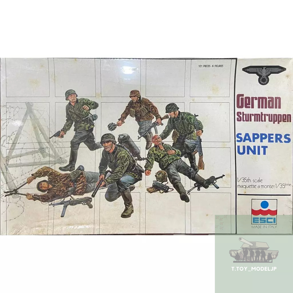 Esci 1/35 German Sturmtruppen Sappers Unit No.5006 โมเดลทหาร งานประกอบ ...