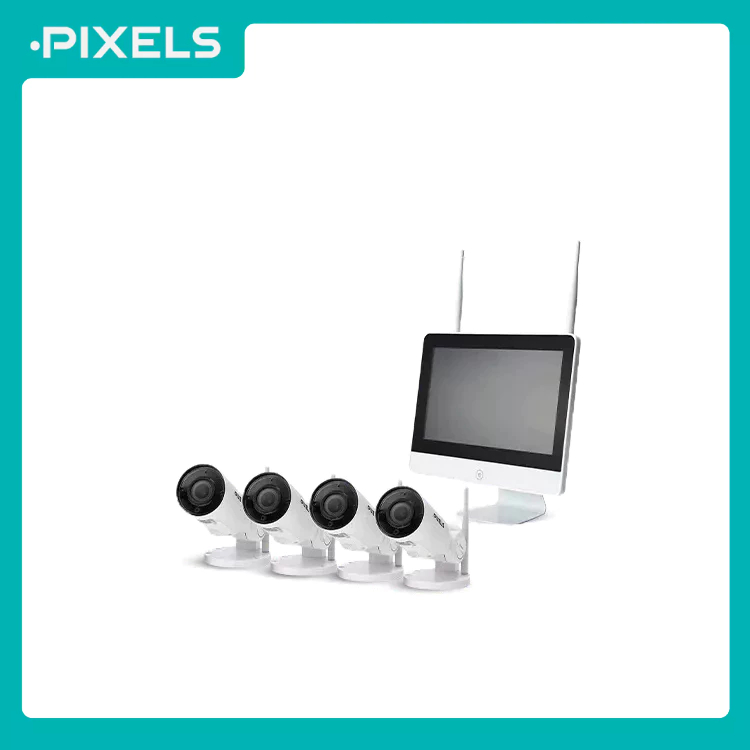 PIXELS ALL NEW PREMIUM MONITOR 4CH กล้องวงจรปิดไร้สาย Pixels หมุนได้ ...