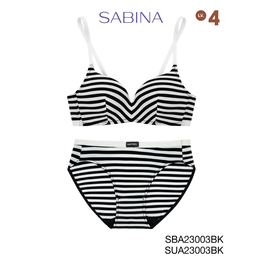 Sabina เซ็ตชุดชั้นใน (ไม่มีโครง) รุ่น Doomm Doomm รหัส SBA23003BK ...