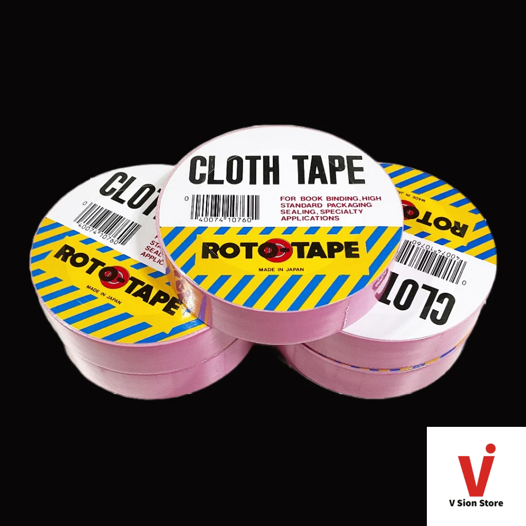 ROTO-TAPE Cloth Tape สีชมพู | Shopee Thailand