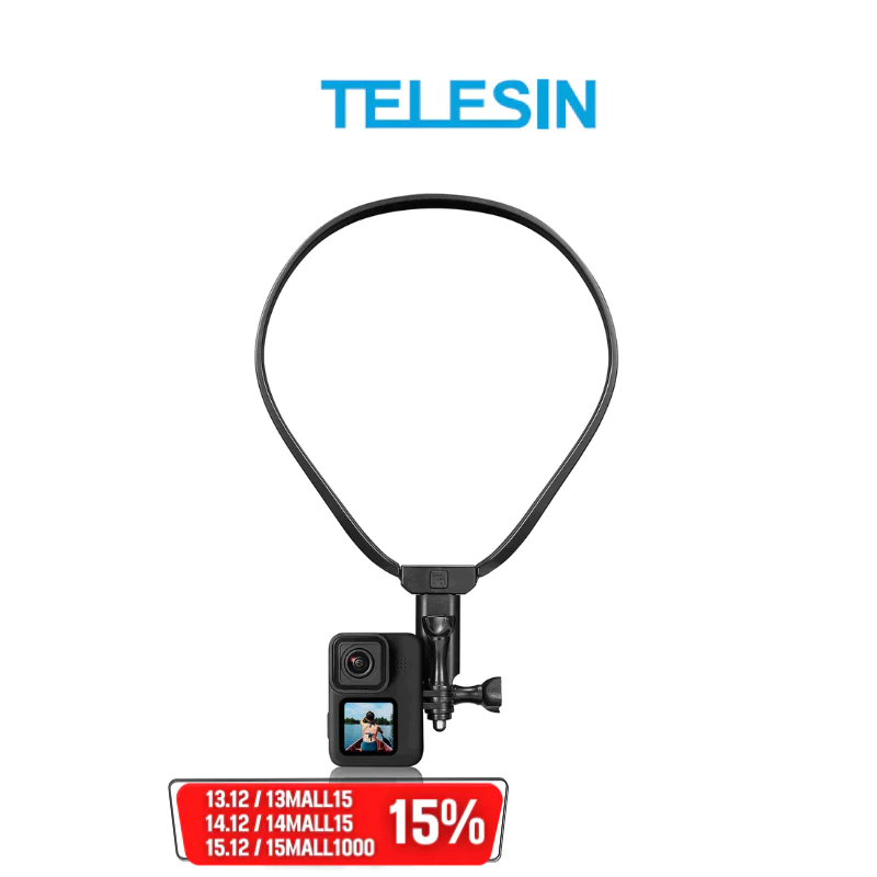 Telesin Neck Holder Mount for Sports Camera | Shopee Thailand