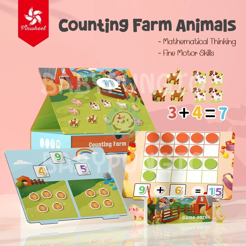 Pinwheel Counting Farm Animals | Shopee Thailand