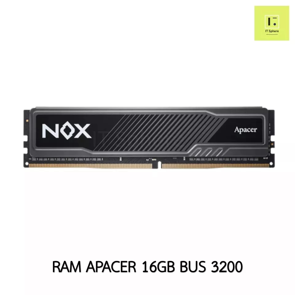 แรม 16GB BUS 3200 (16x1gb) (RAM PC Apacer NOX DDR4 (16x1) GB BUS 3200 ...