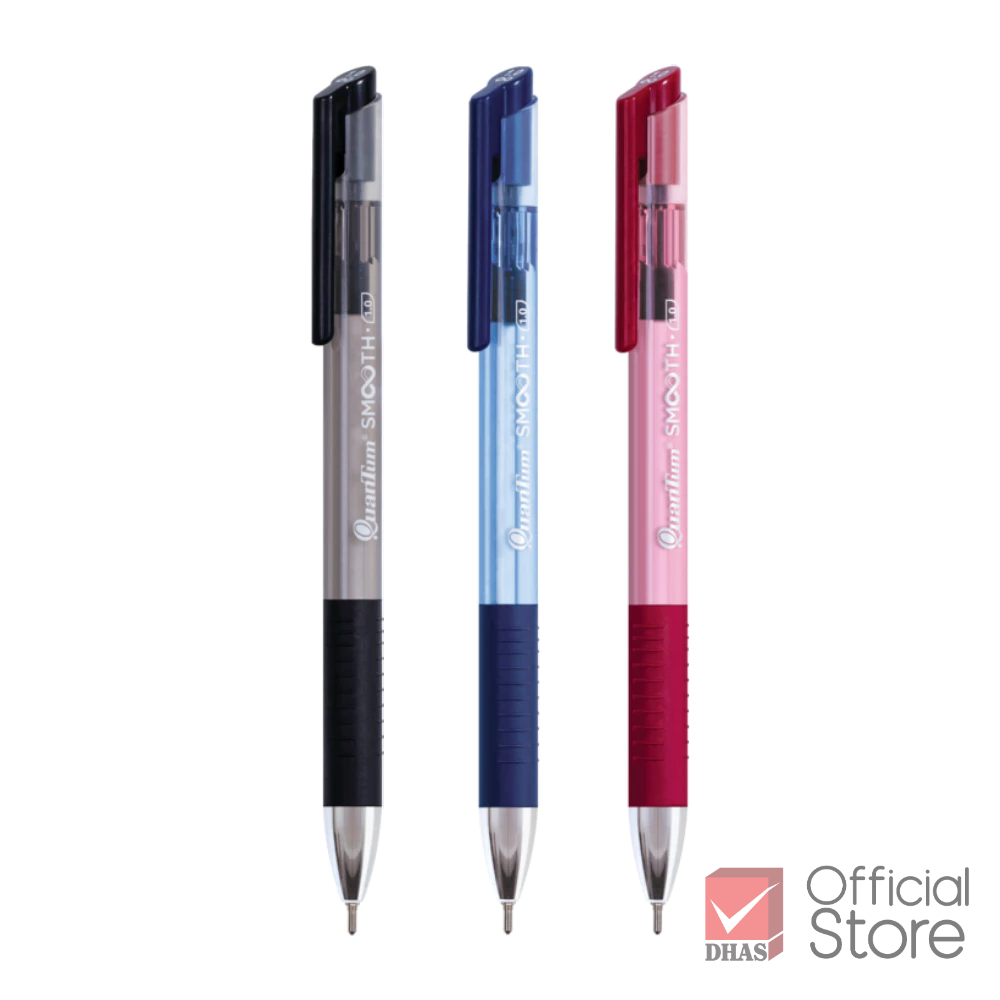 Quantum ปากกา ปากกาลูกลื่น เจลลูลอยด์ สมูท 1.0 จำนวน 1 ด้าม | Shopee ...