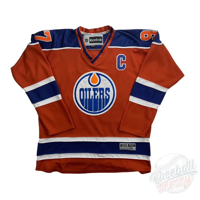 เสื้อฮ็อกกี้ NHL Reebok Edmonton Oilers Connor McDavid Alternate Orange ...