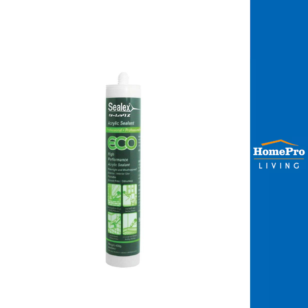 SEALEX อะคริลิกซีลแลนท์ ECO 450G สีขาว | Shopee Thailand