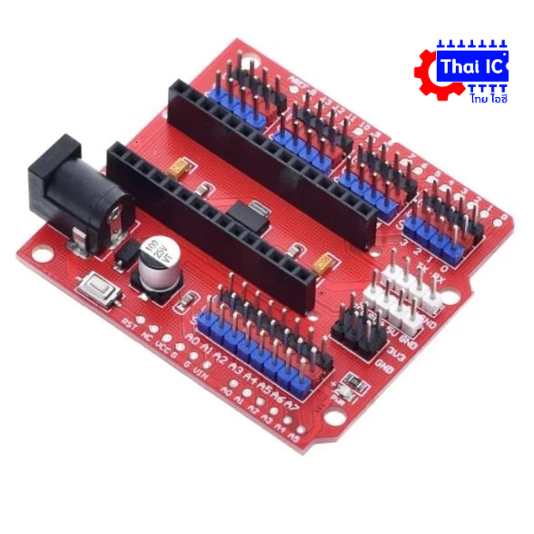 บอร์ดขยายขา Nano IO Expansion Board / Shield บอร์ดขยาย Nano V3.0 (Red) | Shopee Thailand