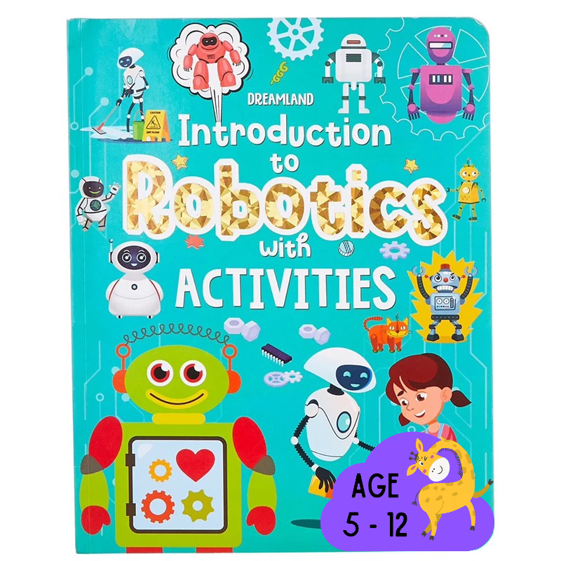 Robotics activity book for kids หนังสือกิจกรรมสำหรับเด็ก โรบอท โรโบติก ...