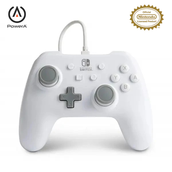PowerA Wired Controller For Nintendo Switch - White (Officially ...