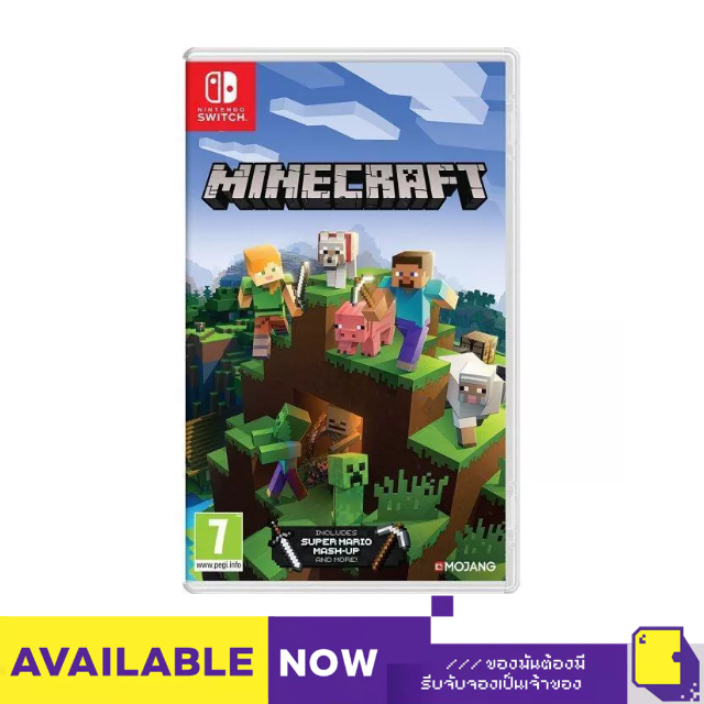 NSW MINECRAFT [BEDROCK EDITION] (EURO) (เกม Nintendo Switch™ 🎮 ...